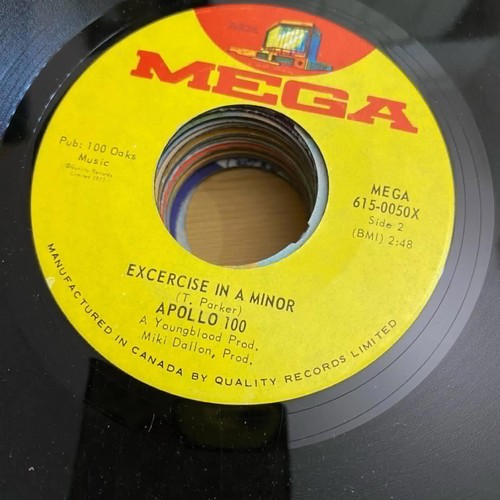 Apollo 100 - Excercise in a Minor/Joy 615-0050X 45rpm VG+ R34 | eBay