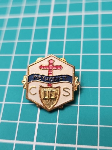Vtg Religious Methodist Gold Tone Lapel Pin | eBay