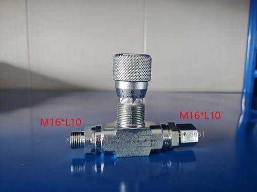 Flow Control bidirectional hydraulic restrictor valve STB-G3/8 M16*L10 ...