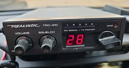 Realistic TRC-410 40 CH CB Transceiver w/ RS Microphone Tested Works | eBay