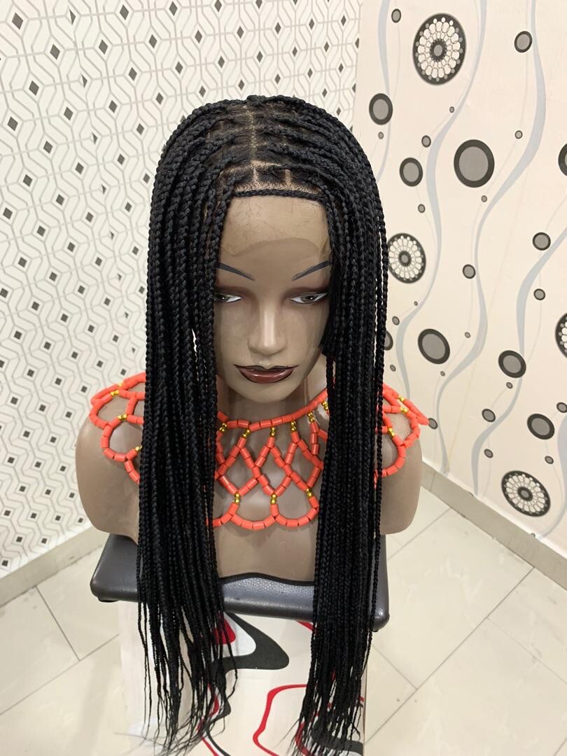 Braided Wig .knotless Braided Wig..length Is 26inches . Ready To Ship ...