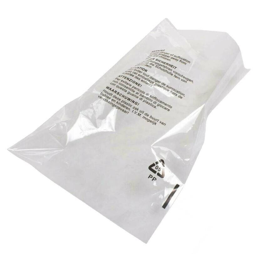 500 Pack 6 X 9 Poly Bags Suffocation Warning Clear Merchandise 1.5 mil ...
