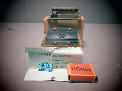 LIONEL #167WHISTLE CONTROLLER O.B,LIONEL 88 CONTROLLER O.B. + | eBay