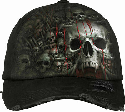Spiral Direct DEATH RIBS Baseball Cap/Hat/Skulls/Tribal/Tattoo/Goth Cap ...