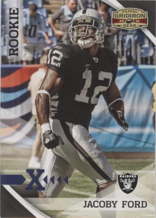 2010 Panini Gridiron Gear - Rookie Jacoby Ford #194 Platinum Xs /25 (RC ...