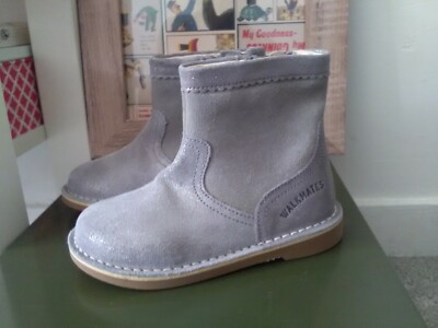 Girls Boots Leather Walkmates Silver/Grey Sparkly Size 5 M&S NEW | eBay UK