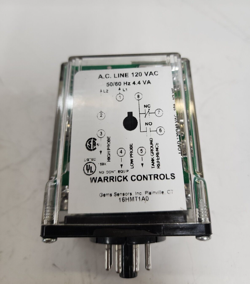 WARRICK CONTROLS 16HMTIA0 120V 8 PIN OCTAL SOCKET RELAY | eBay
