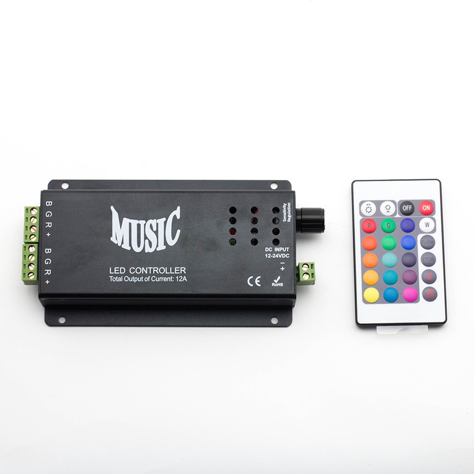 20/24/44Key IR/RF/WiFi/Bluetooth Controller Music Remote for RGB LED ...