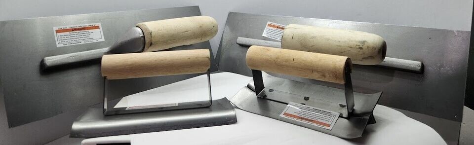 NEW Concrete /Cement Hand Trowel Finishing Tool 4 Piece Set FREE ...