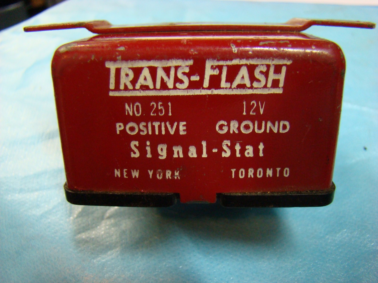 Signal Stat 251 Trans Flash 12V Positive Ground Flasher Unit NOS 1940's ...