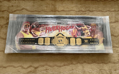 WWE Hulk Hogan Framed Autographed Winged Eagle Championship Title Belt ...