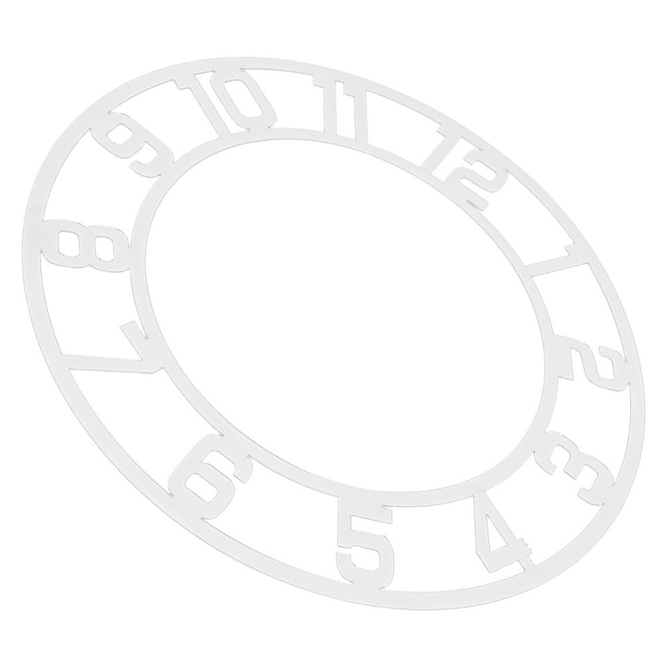 Wall Stickers Clock Mirror Surface Decals Clocks for Living Room Decor ...