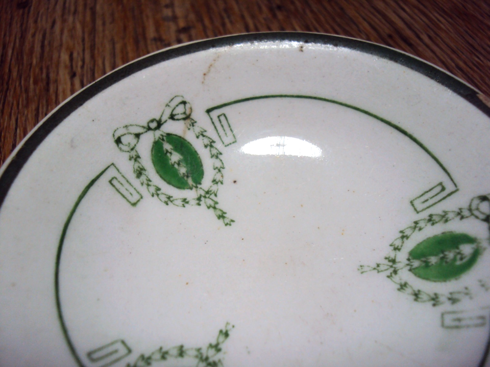 Antique Ironstone Restaurant Hotel Ware 3" Butter Pat Dish Made in ...
