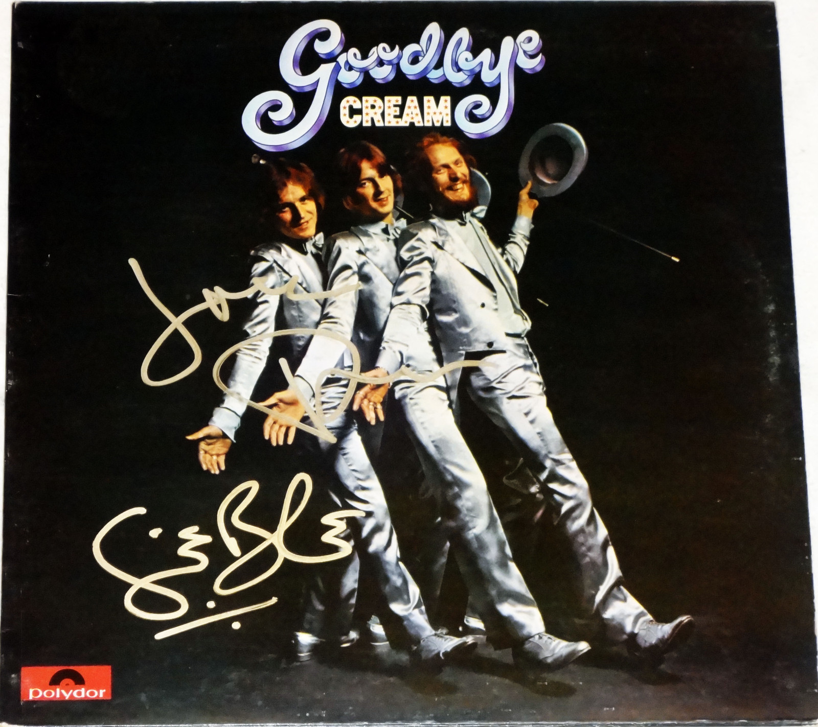 CREAM BAND SIGNED AUTOGRAPHED GOODBYE CREAM ALBUM BY JACK BRUCE GINGER ...