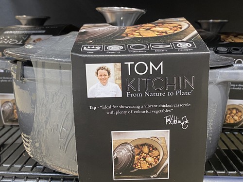 Tom Kitchin 2L Cast Iron Casserole Dish Pan Oven Hob NOT Le Creuset ...