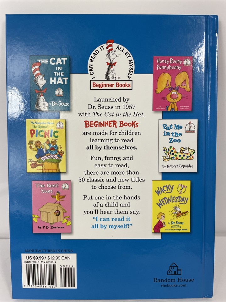 NEW It's Not Easy Being a Bunny Beginner Books by Sadler Marilyn Dr ...