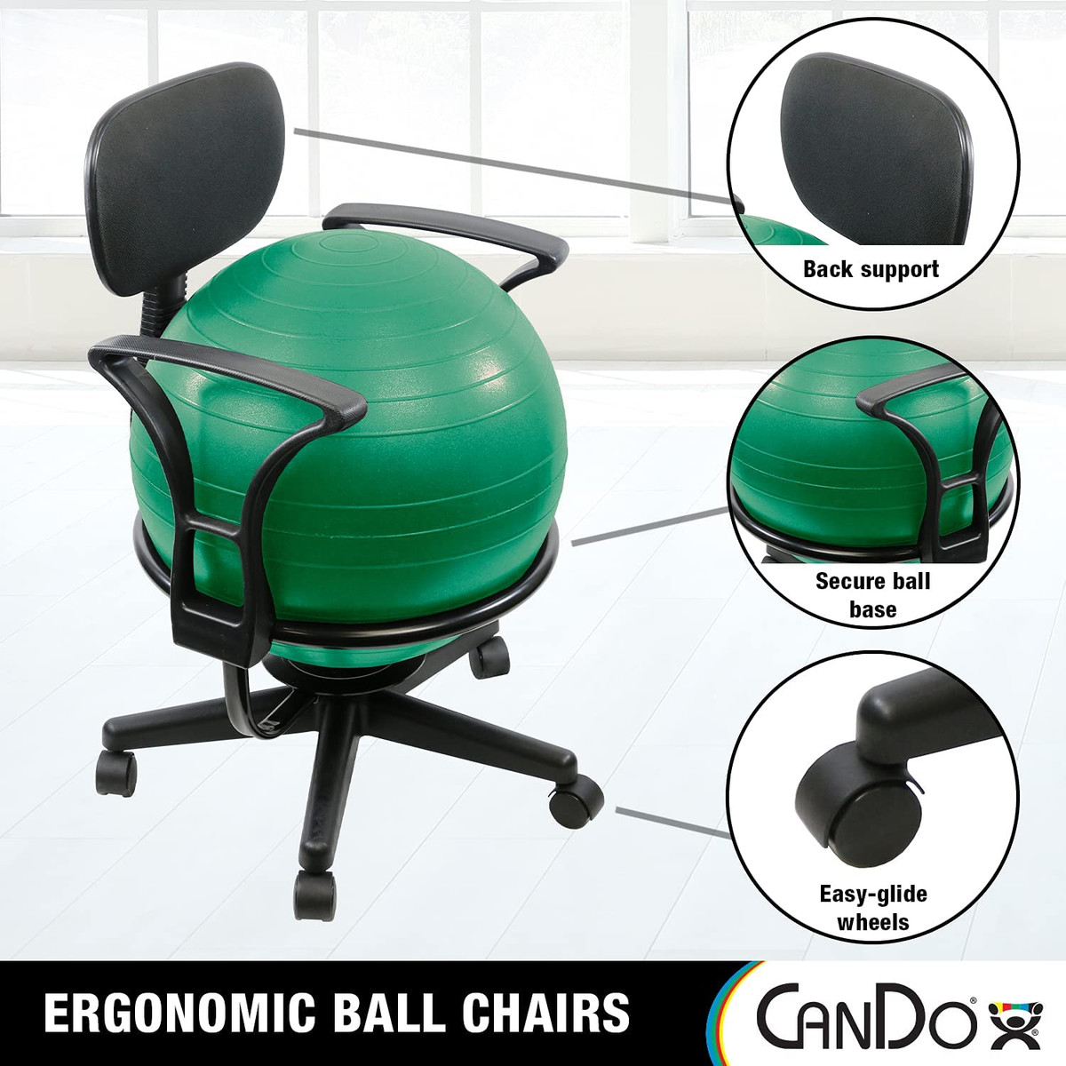 Exercise Ball Ergonomic Chair