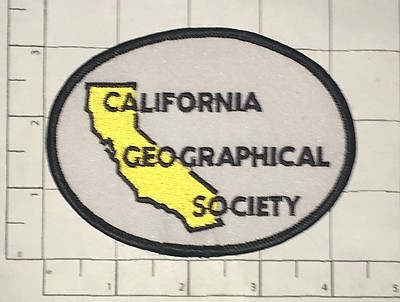California Geographical Society Patch | eBay