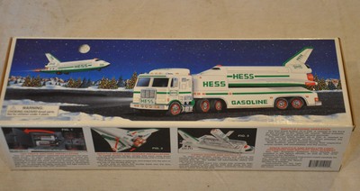 1999 Hess Truck Semi Truck and Space Shuttle Space Ship Used In Box ...