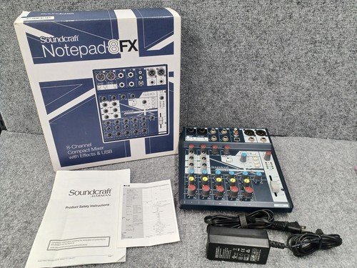 SOUNDCRAFT NOTEPAD-8FX Analog Mixer From Japan 613815567127| eBay