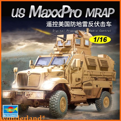 TRUMPETER 00815 1:16 US M-ATV MRAP Digital Proportional Radio Control ...