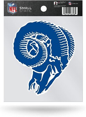 Los Angeles Rams Retro Logo 3 Inch Flat Static Cling Decal | eBay