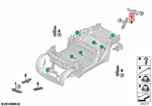 For BMW Genuine Keyless Entry Antenna Center Front 65209220831 | eBay