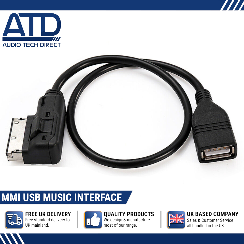 MMI USB Cable For VW Passat B6 B7 CC Tiguan Jetta Music Interface Port ...