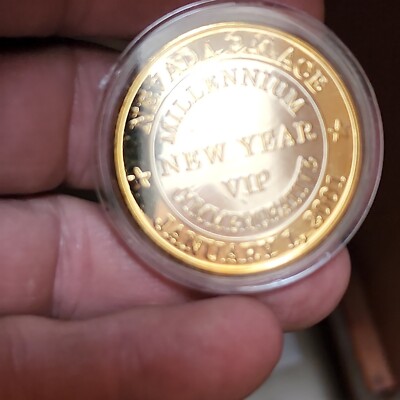 Nevada Palace Casino Las Vegas New Year's Commemorative Coin 1/1/2001 ...
