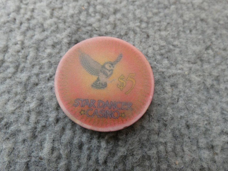 STARDANCER STAR DANCER CASINO CHIP TOKEN $5 | eBay