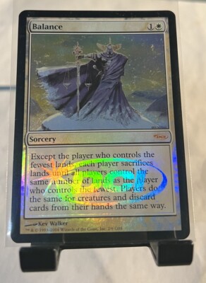 Balance - FOIL PROMO - MTG Judge Gift Cards 2004 || Magic The Gathering ...