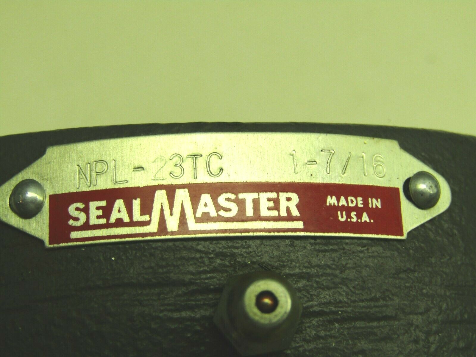SEALMASTER Pillow Block Bearing Gold Line 1-7/16 in. | NPL-23TC ...