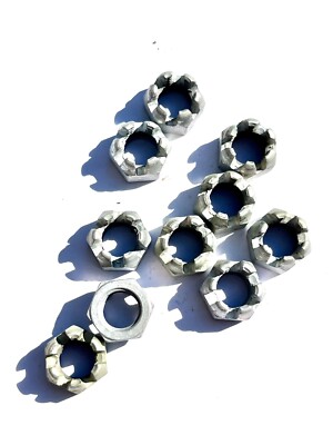 Lot Of 10 7/16-20 Castle Nut Aircraft AN310-7 | eBay