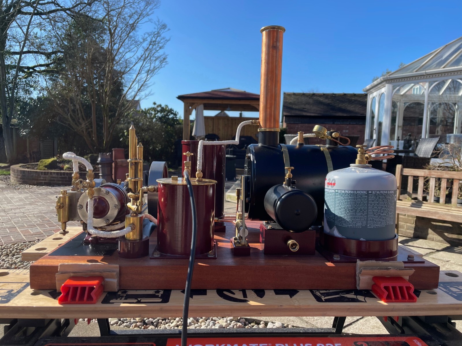 Stuart Models Steam Plant (No.9 Engine, HB6 Boiler, Reservoir, Gas Tank ...