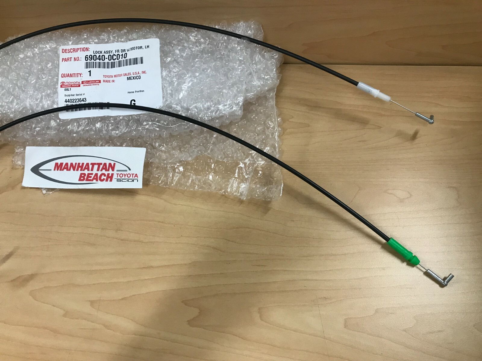 00-06 TUNDRA REGULAR & ACCESS CABS LEFT FRONT DOOR LATCH LOCK 69040 ...