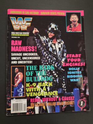 WWF Magazine-December 1994 w/ Bonus 1994 Year In Review M453 | eBay