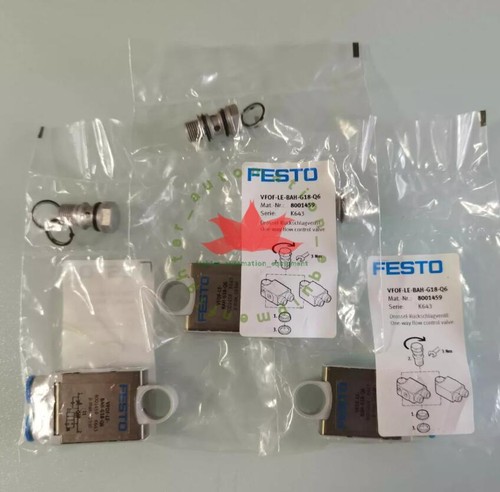 one NEW Festo Throttle Valve VFOF-LE-BAH-G18-Q6 8001459 | eBay