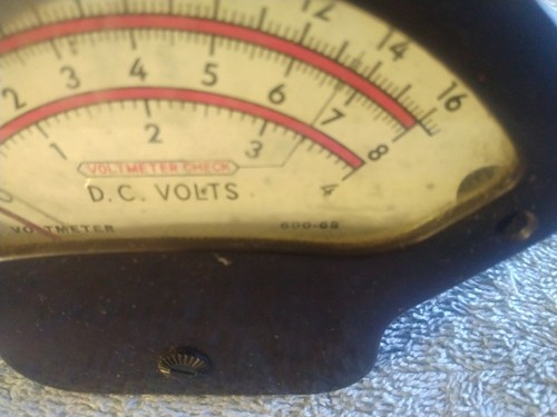 VTG Sun Electric DC Voltmeter 600-68 Made In USA | eBay