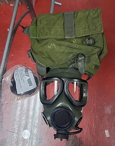 US Military M40 Gas Mask size Large with Bag lot 10 | eBay