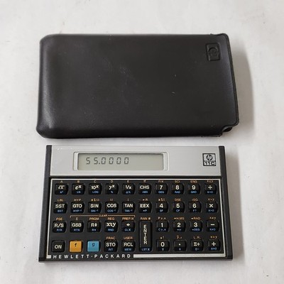 Hewlett Packard HP 11C Scientific Calculator Tested (works) With Case ...