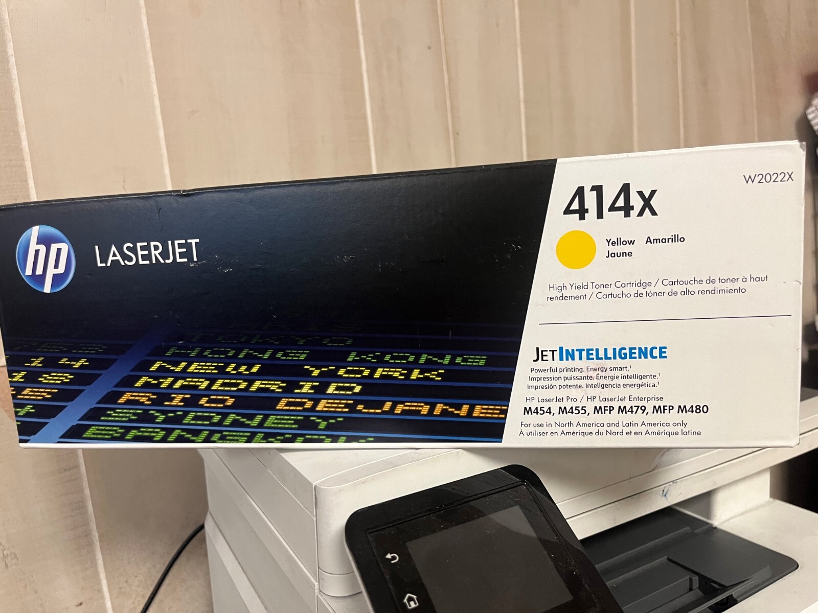 HP Laserjet 414x W2022X Yellow Genuine New Factory Sealed Box | eBay