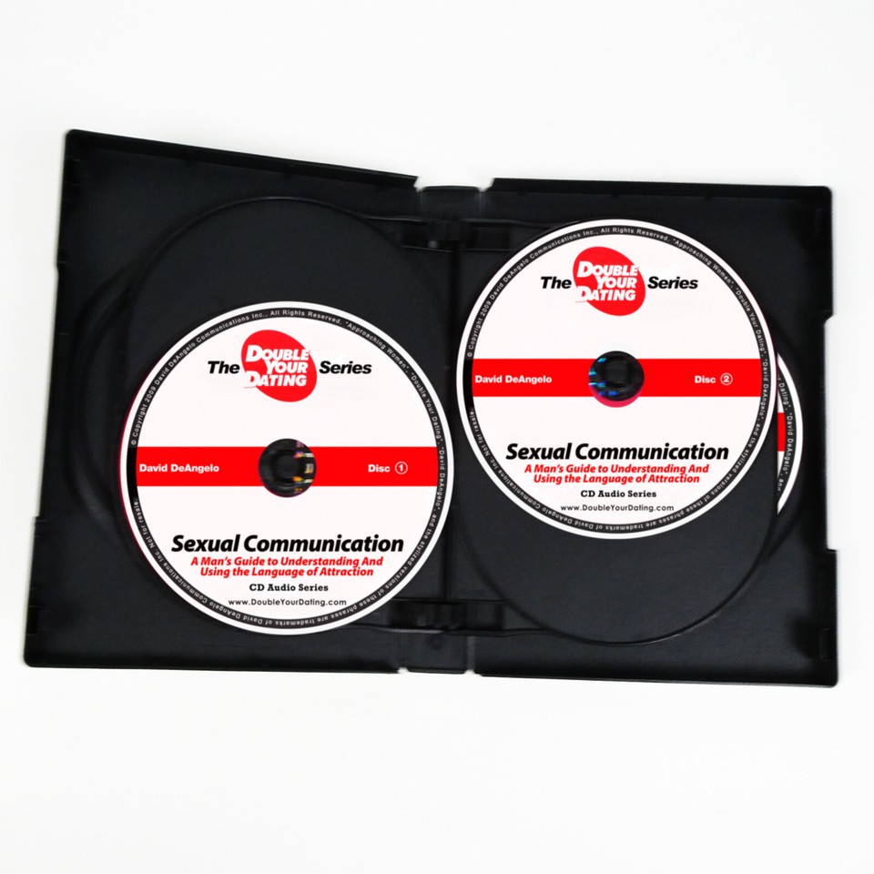 SEXUAL COMMUNICATION 6 Audio CDs David DeAngelo Seduction Double Your ...