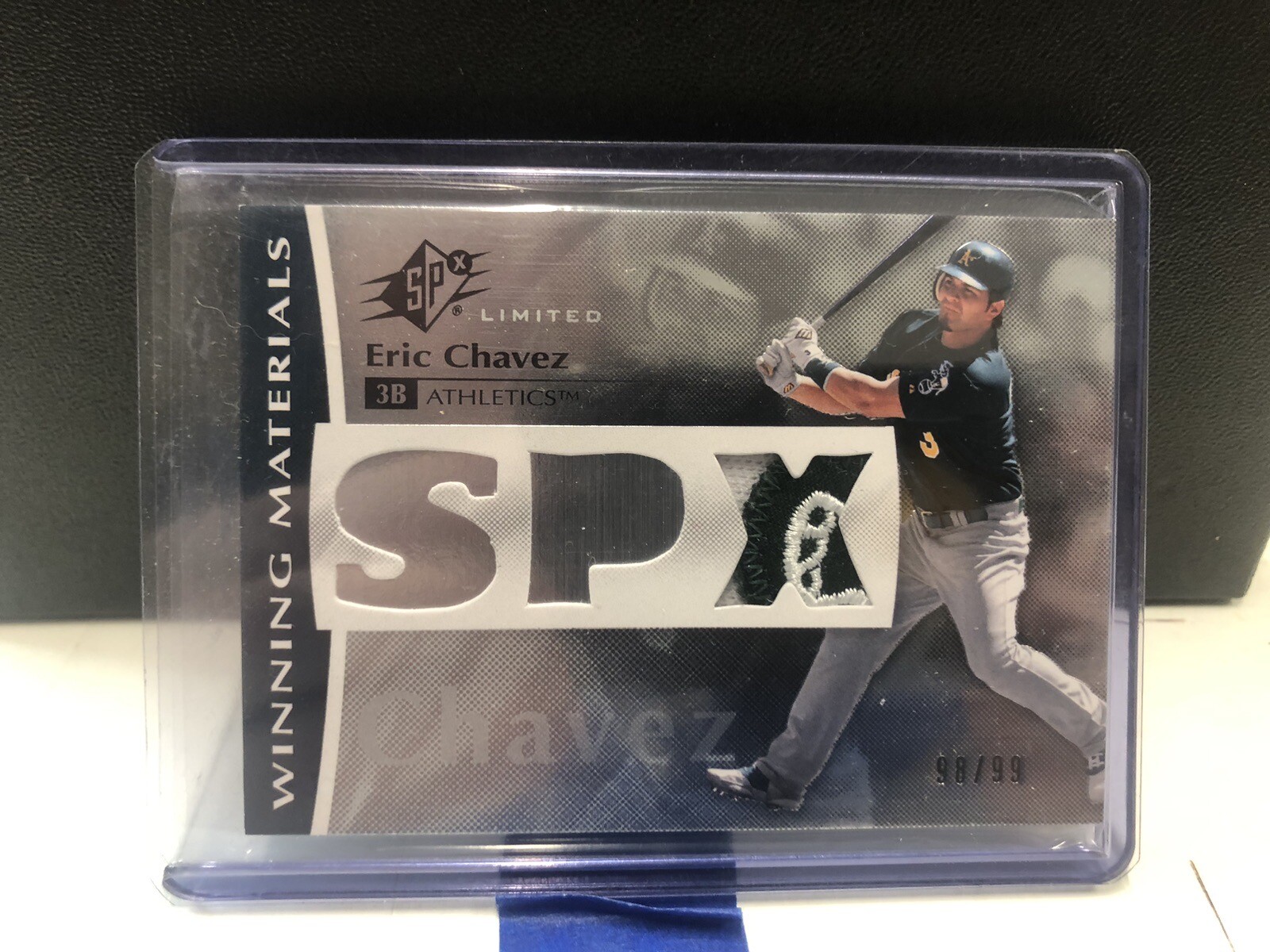 2008 SPx Winning Materials SPx Eric Chavez /99 Chunky Patch WM-EC | eBay