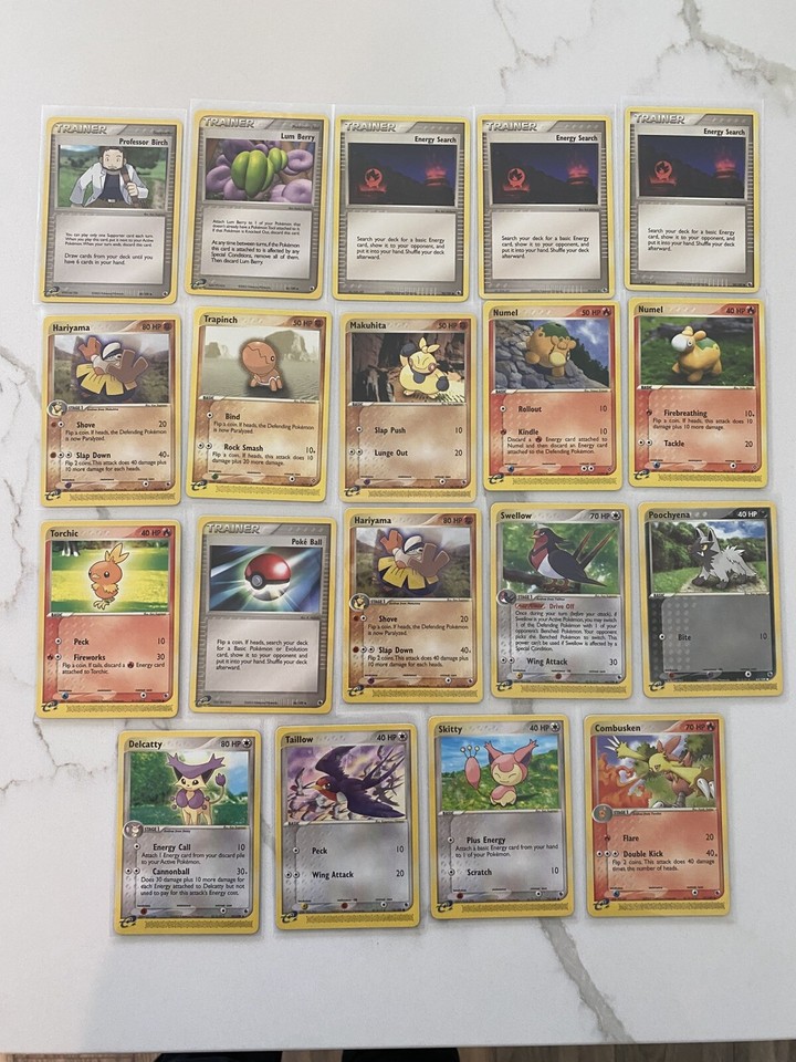 Vintage Pokemon EX Era HUGE lot 103 Cards | eBay