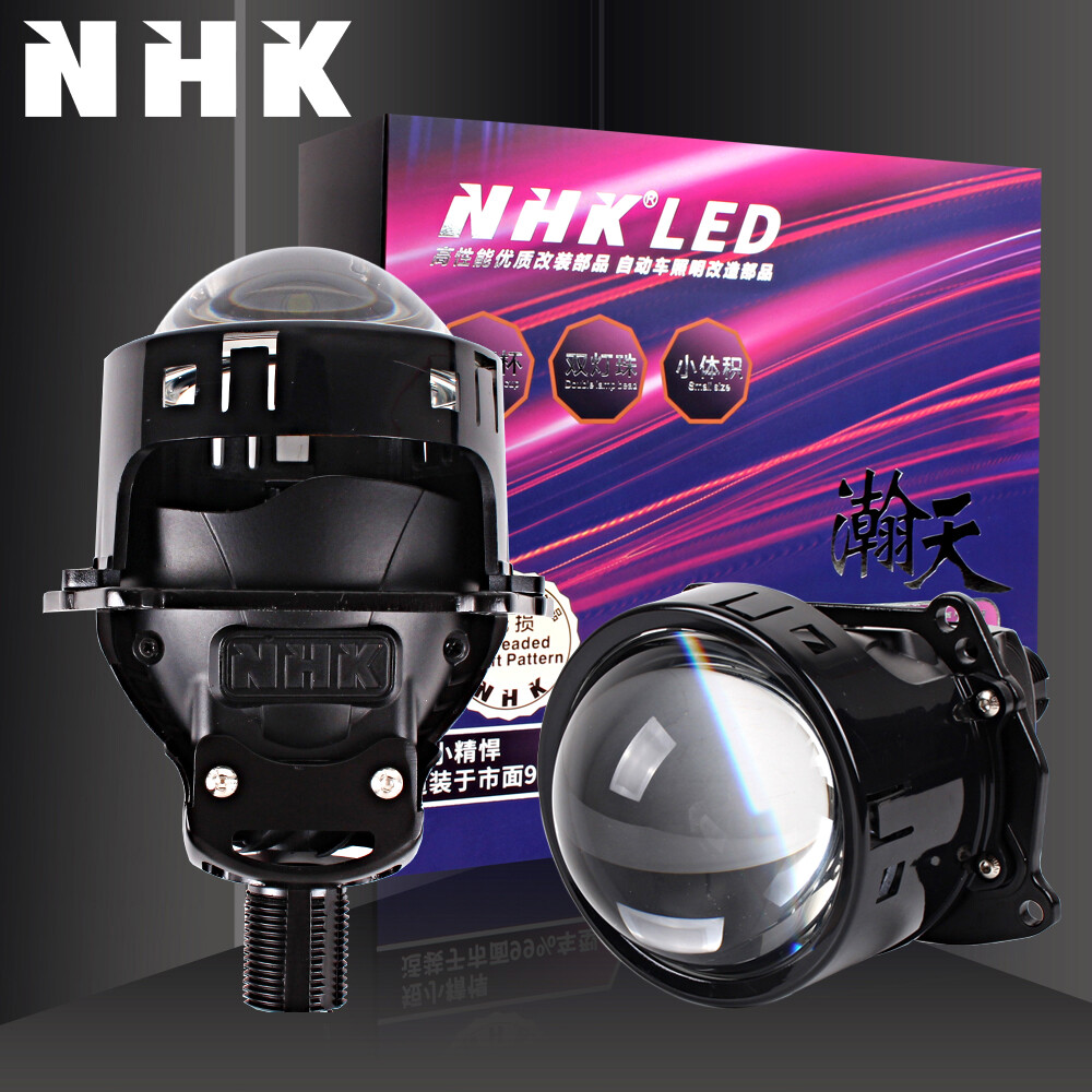 NHK MIni Bi LED Projector Lens 3.0'' Headlight 6000K Universal VS Xenon ...