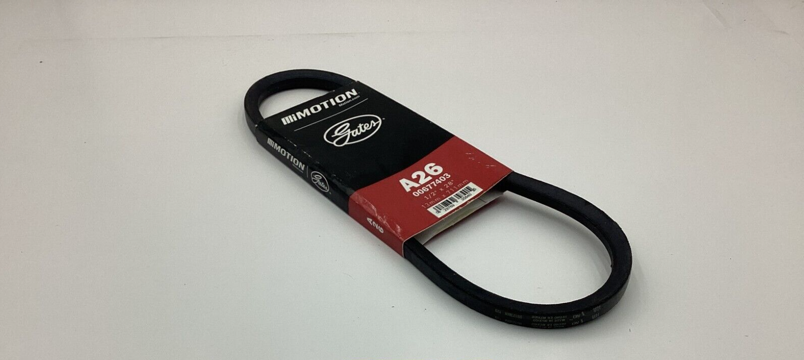 GENUINE Gates A26 Hi-Power 9002-2026 V-Belt - A Section, 1 Band, 28"L ...