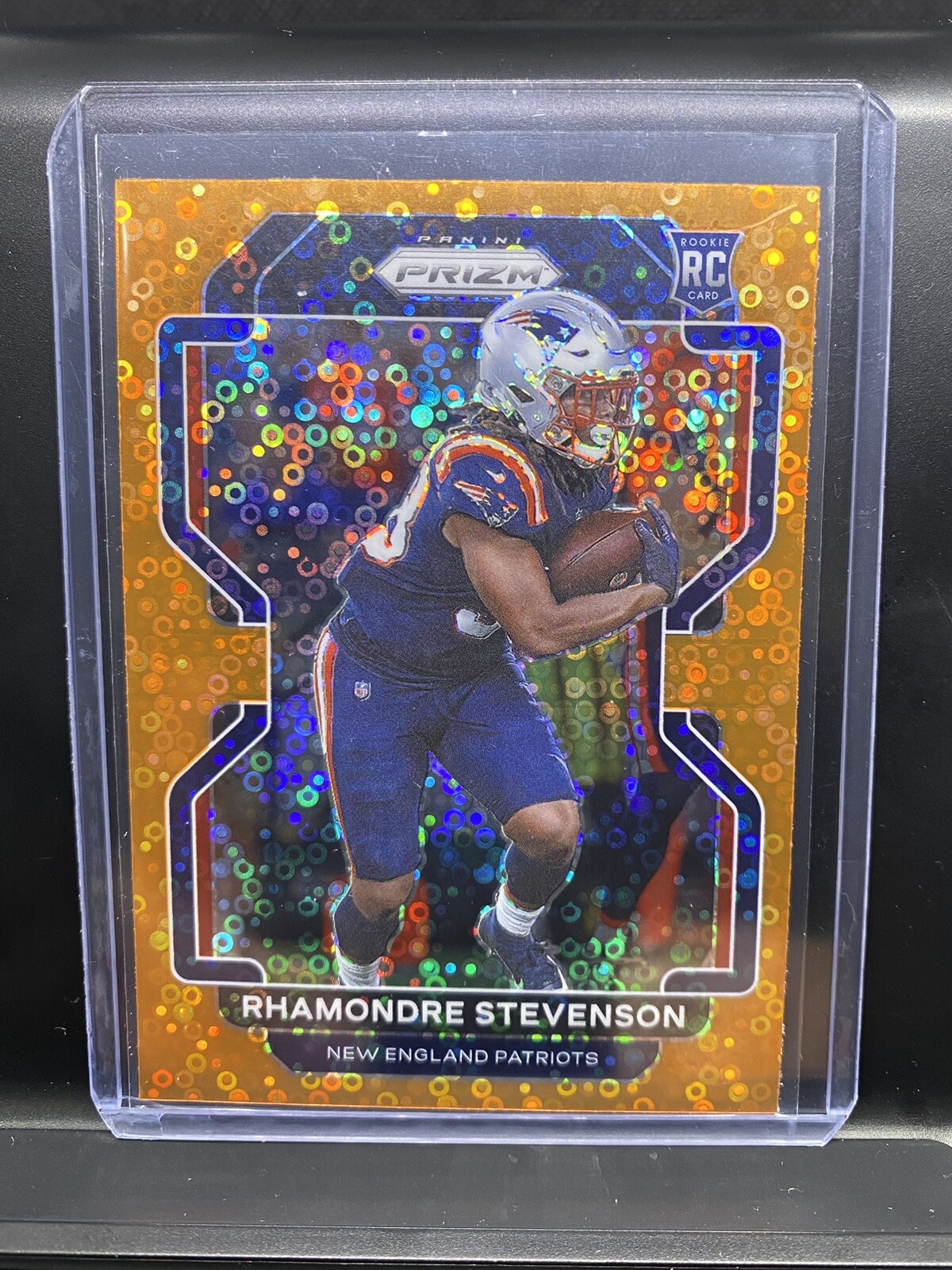 2021 Panini Prizm RHAMONDRE STEVENSON Rookie Card Orange Disco RC ...