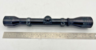 Vintage REDFIELD WIDE VIEW 4X Rifle Scope w/ rings Duplex Crosshair 1 ...