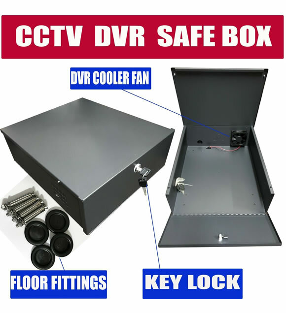 HEAVY DUTY LOCKABLE DVR RECORDER LOCK BOX SAFETY BOX CCTV DVR Safe Box ...