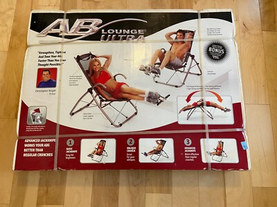 AB Lounge ULTRA Abdominal Workout Fitness Exercise Lounger Chair ...
